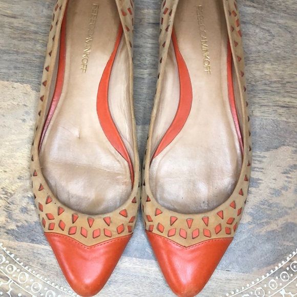 Rebecca Minkoff | Shoes | Rebecca Minkoff Irene Laser Cut Flats 95 ...